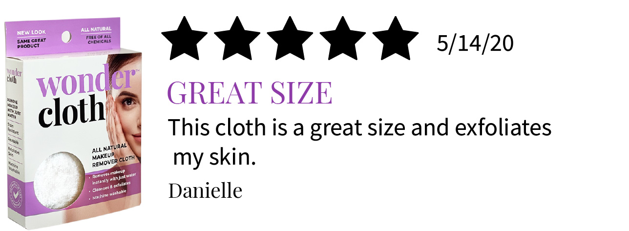 Wonder Cloth | All Natural Makeup Removing Cloth
