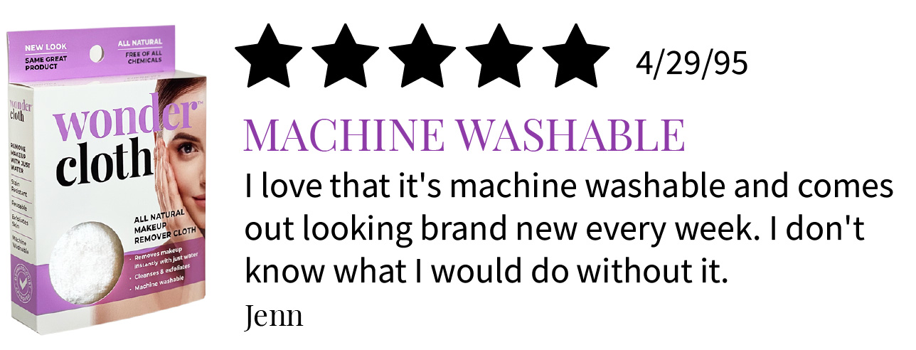 Wonder Cloth | All Natural Makeup Removing Cloth